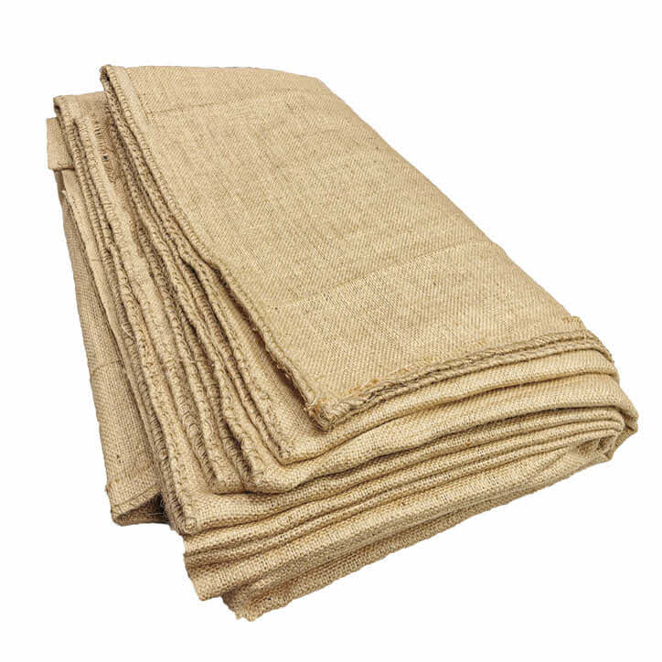 Jute Abdeckplane. Gewebeplane ca. 2,8 m x 6,0 m aus Jute T520