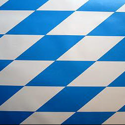 Lackfolie Bayrische Raute blau/weiß ca. 130 cm breit